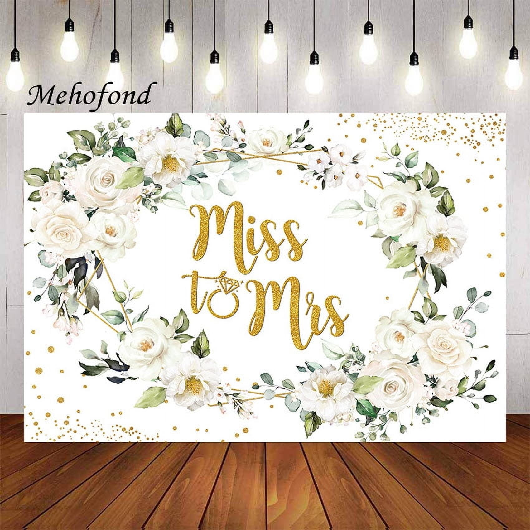 Miss to Mrs Bridal Shower Flower Bride to Be Engagement Wedding ration ...