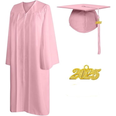 Class Act Graduation Adult Unisex Matte Graduation Cap and Gown with ...