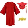 Misscom Matte Unisex Graduation Cap and Gown 2025 Set with Tassel for ...