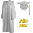 Misscom Matte Unisex Graduation Cap and Gown 2025 Set with Tassel for ...