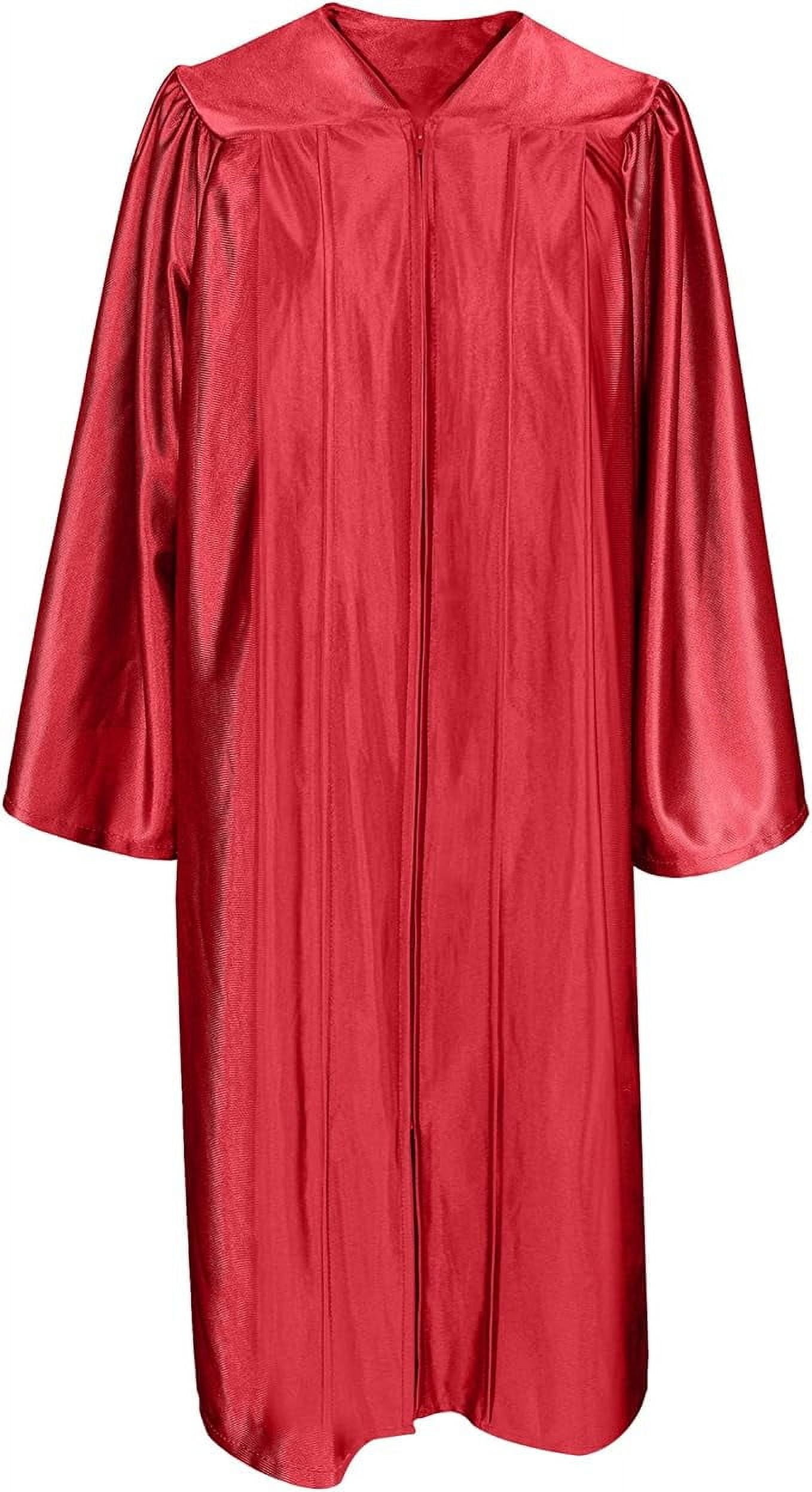 Misscom Unisex Shiny Graduation Gown Robe for High School and Bachelor ...