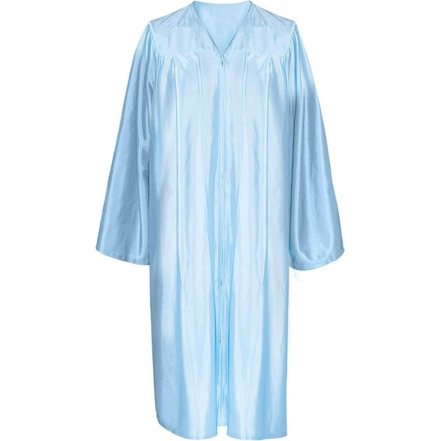 Misscom Unisex Shiny Graduation Gown Robe for High School and Bachelor ...