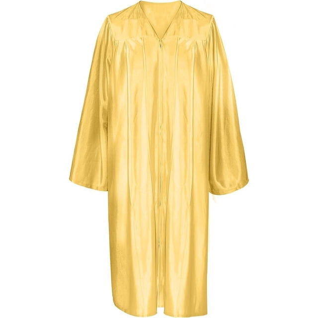 Misscom Unisex Shiny Graduation Gown Robe for High School and Bachelor ...
