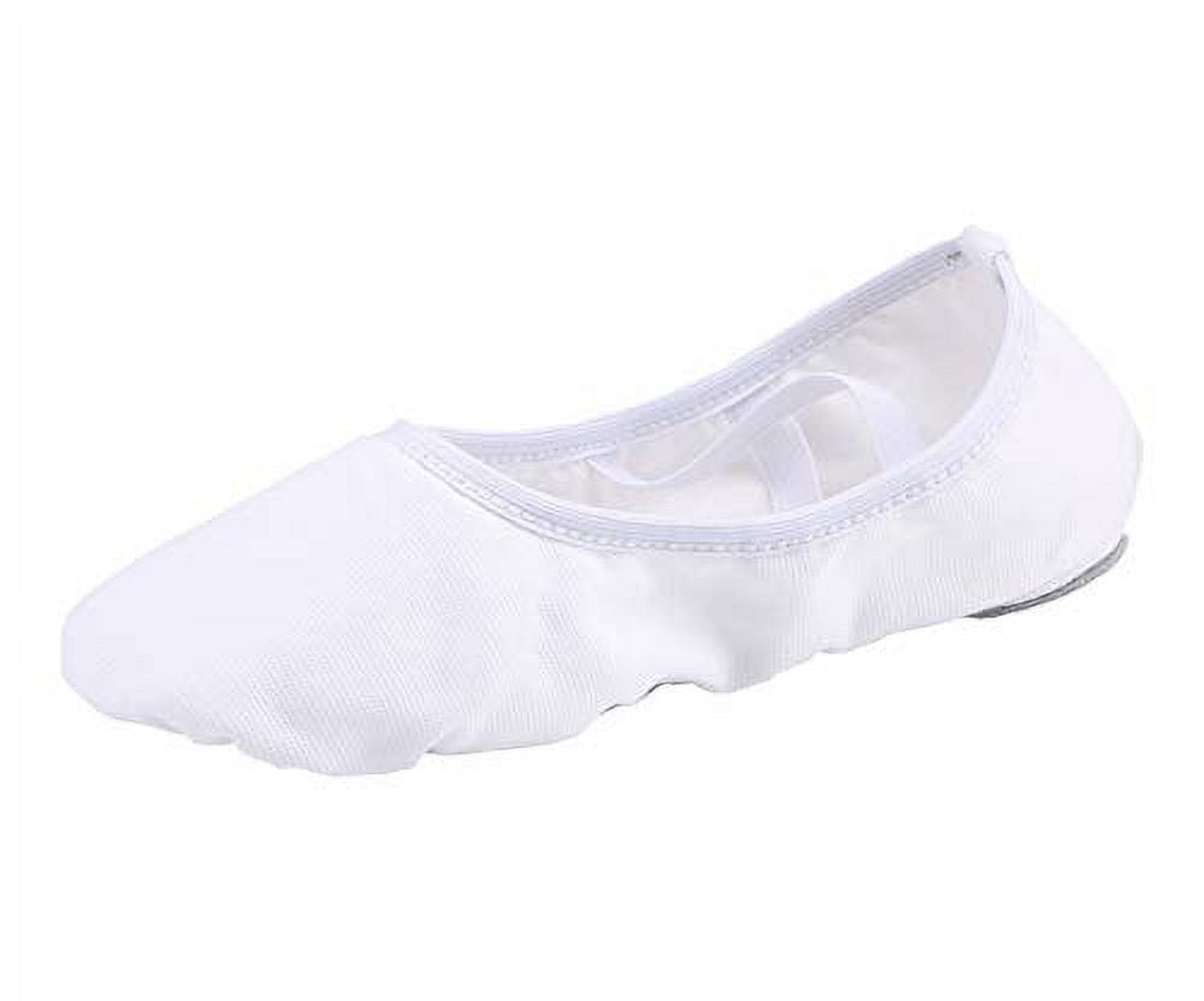 Missfiona Women's Ballet Flats Canvas Ballet Slipper Dance Yoga ...