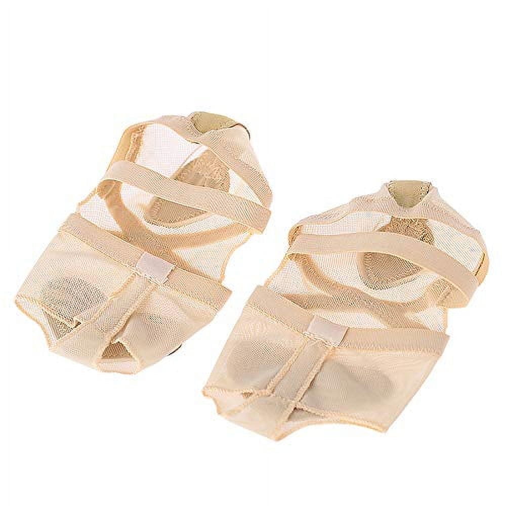 Missfiona Womens Lyrical Dance Shoes Ballet Belly Dance Toe Pad Full ...