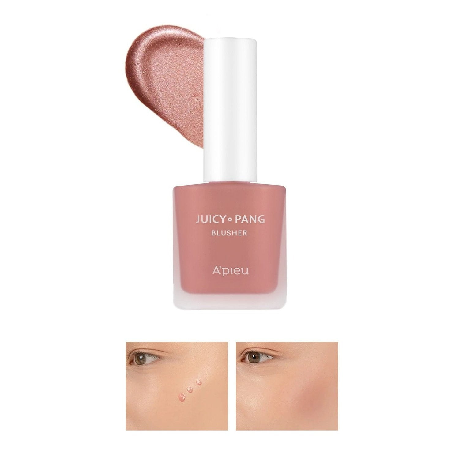 Missha Shimmering Rose Dust Liquid Blush - Apieu Juicy Pang Blusher ...