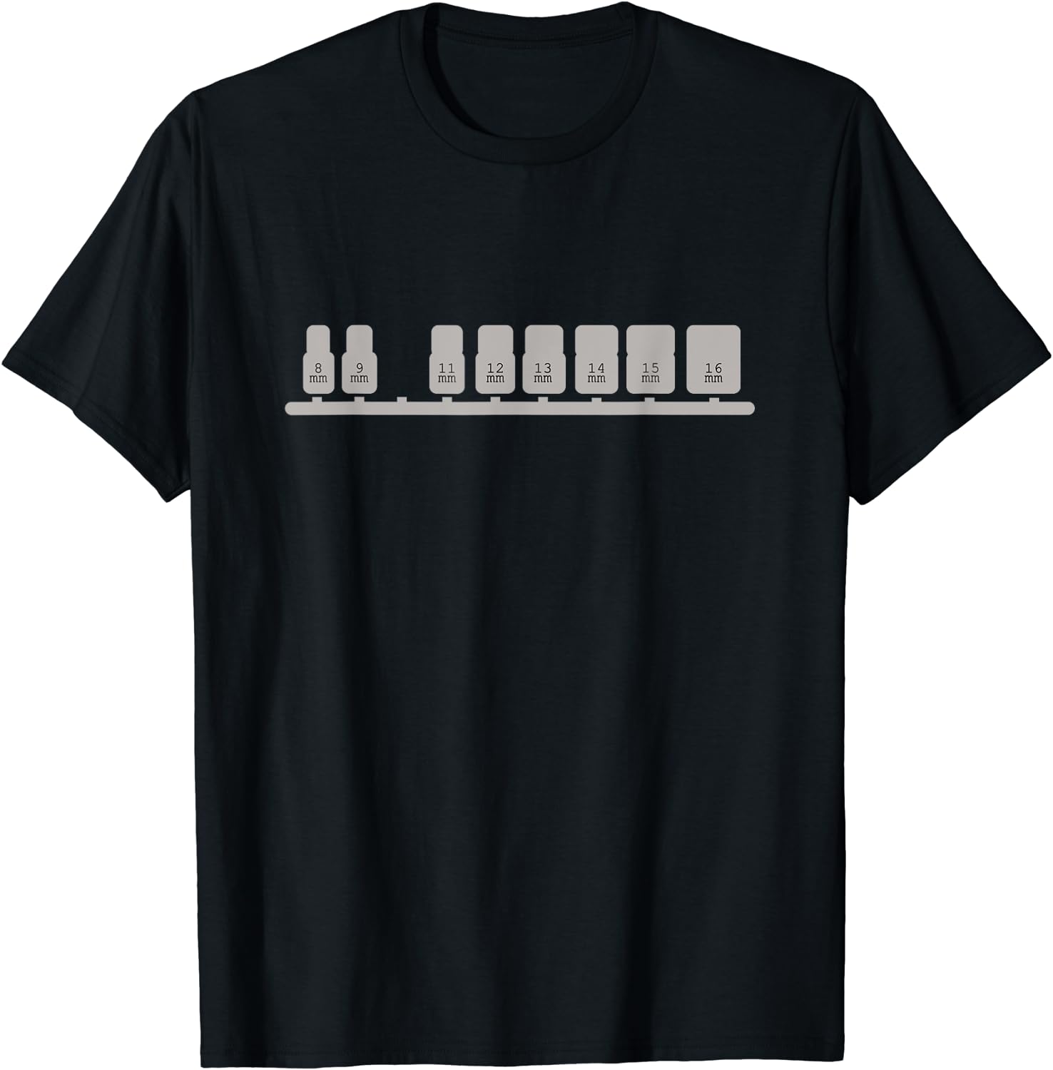 Missing 10mm Socket Funny Mechanic T-Shirt - Walmart.com