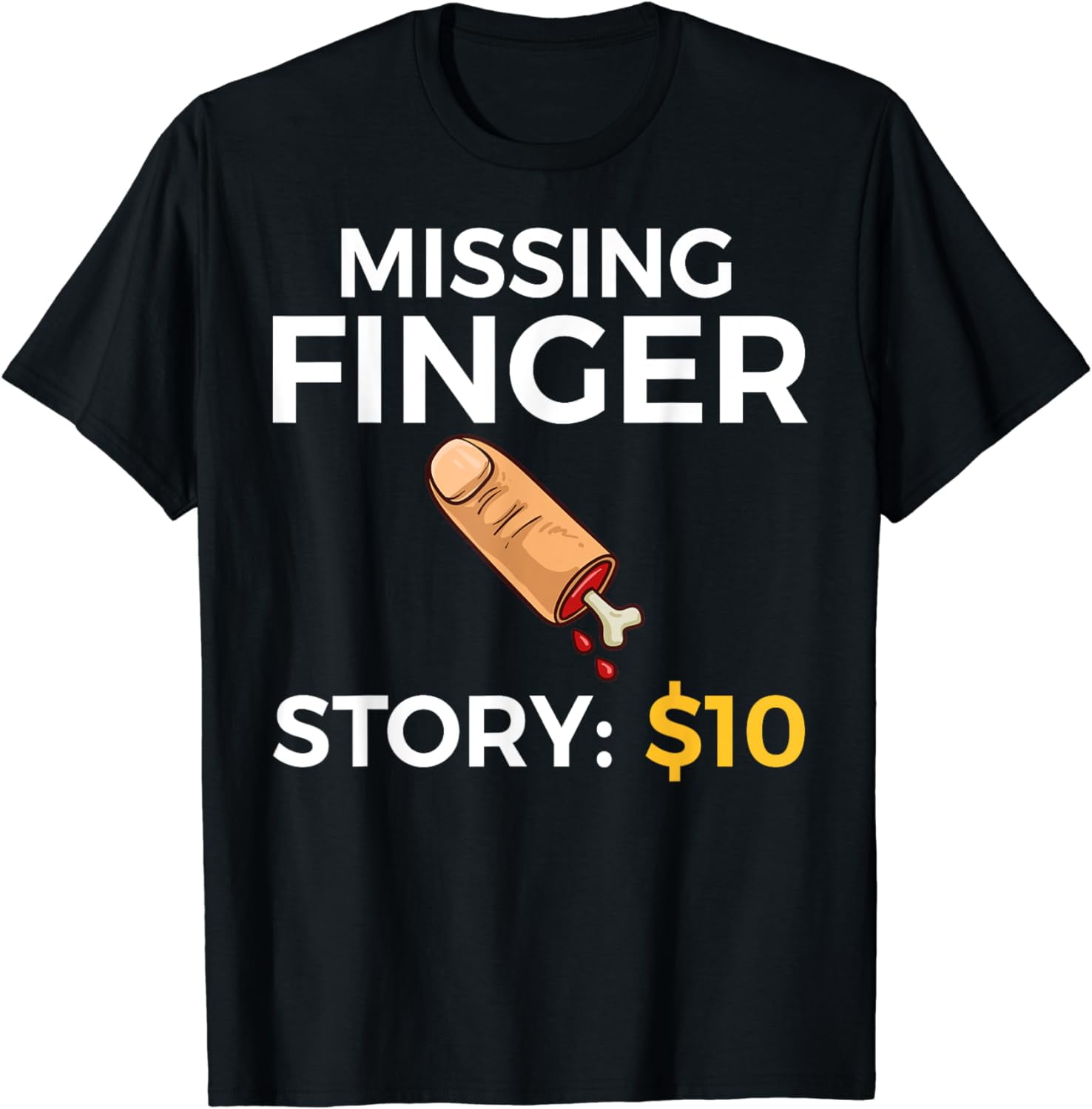 Missing Finger Prosthetic Amputation Recovery T-Shirt - Walmart.com