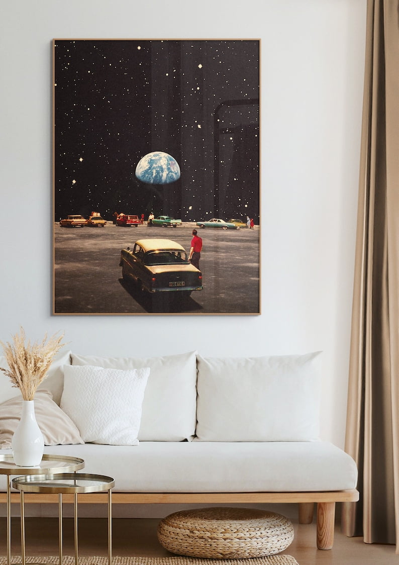 Missing Home | Retro Futurism | Surreal Space Collage | Vintage Sci-Fi ...