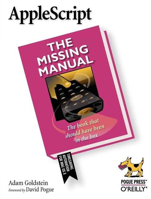Missing Manuals: AppleScript: The Missing Manual (Paperback) - Walmart.com