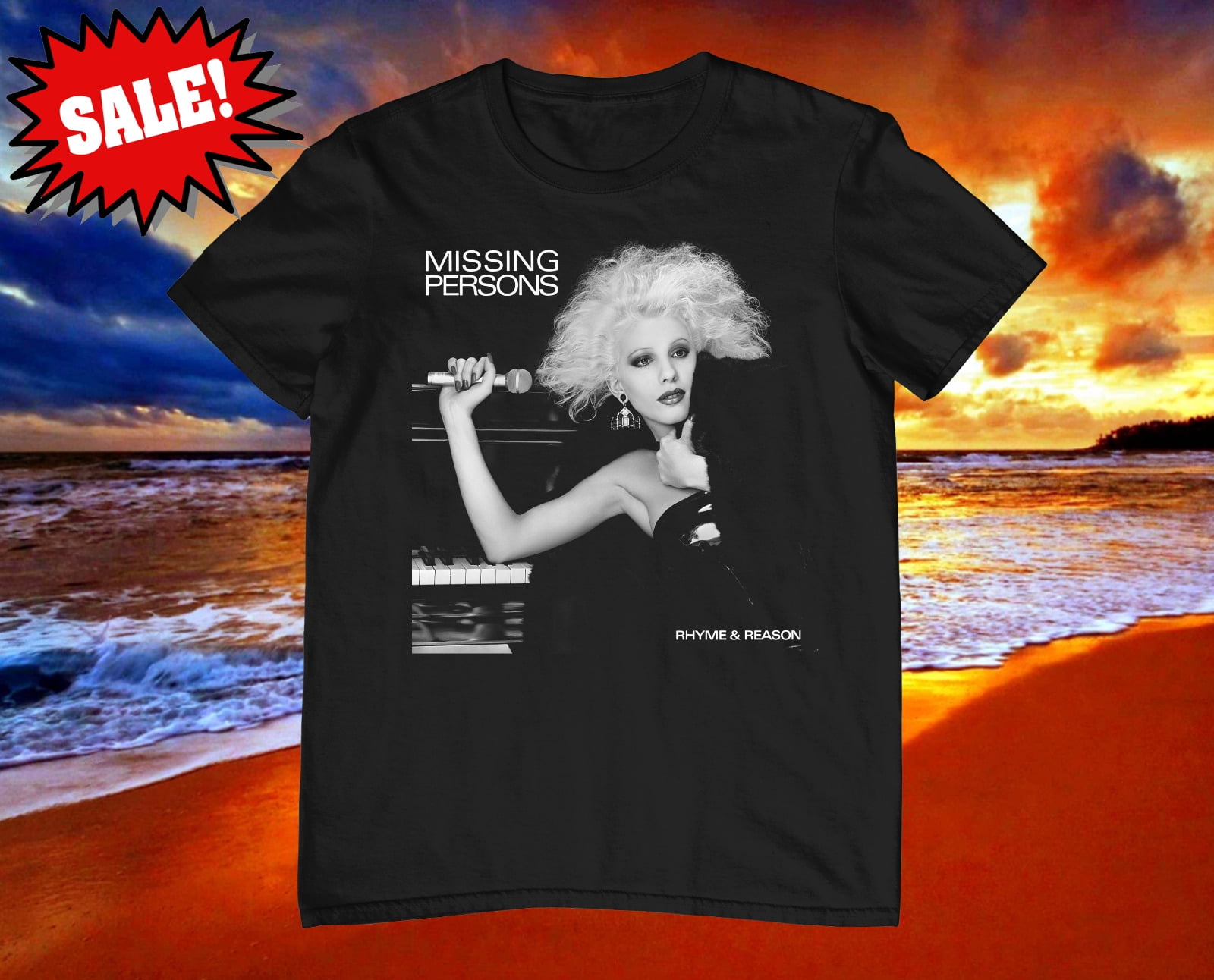 Missing Persons Rhyme & Reason Cotton Black Full Size Unisex Shirt ...