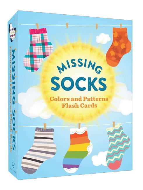 Missing Socks Colors and Patterns Flash Cards (Cards) - Walmart.com