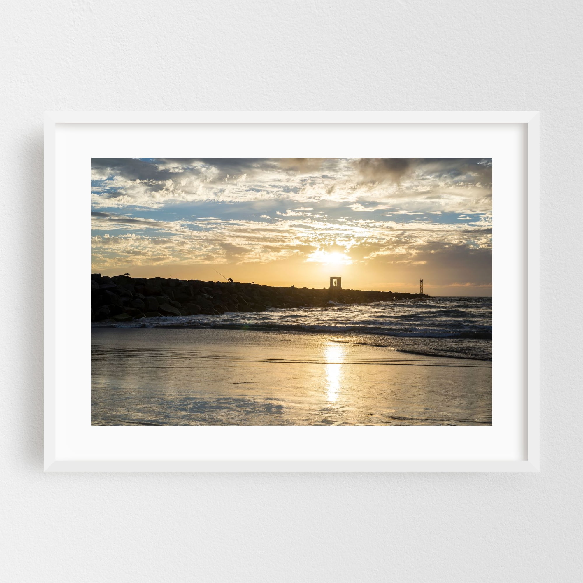 Mission Bay Channel Jetty Sunset - Photography Sunset Beach Coastal ...