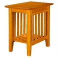 Mission Chair Side Table in Walnut or Caramel - Walmart.com