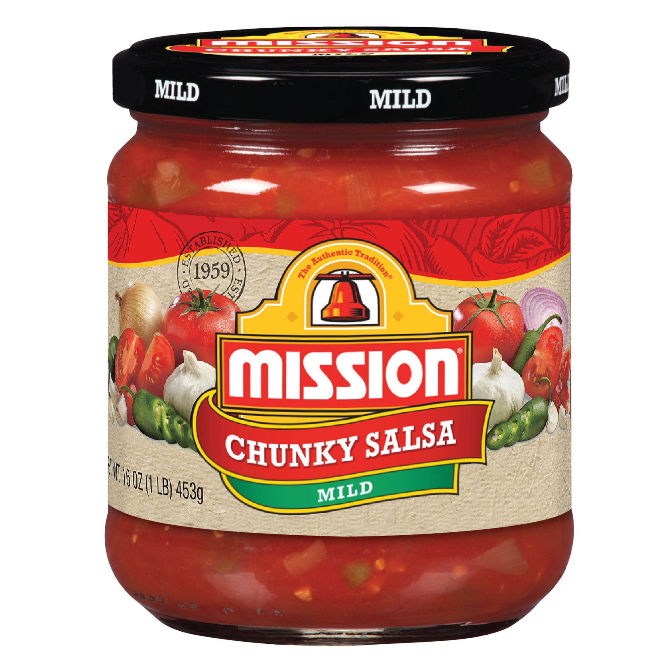 Mission Chunky Salsa Mild, 16 Ounce - Walmart.com