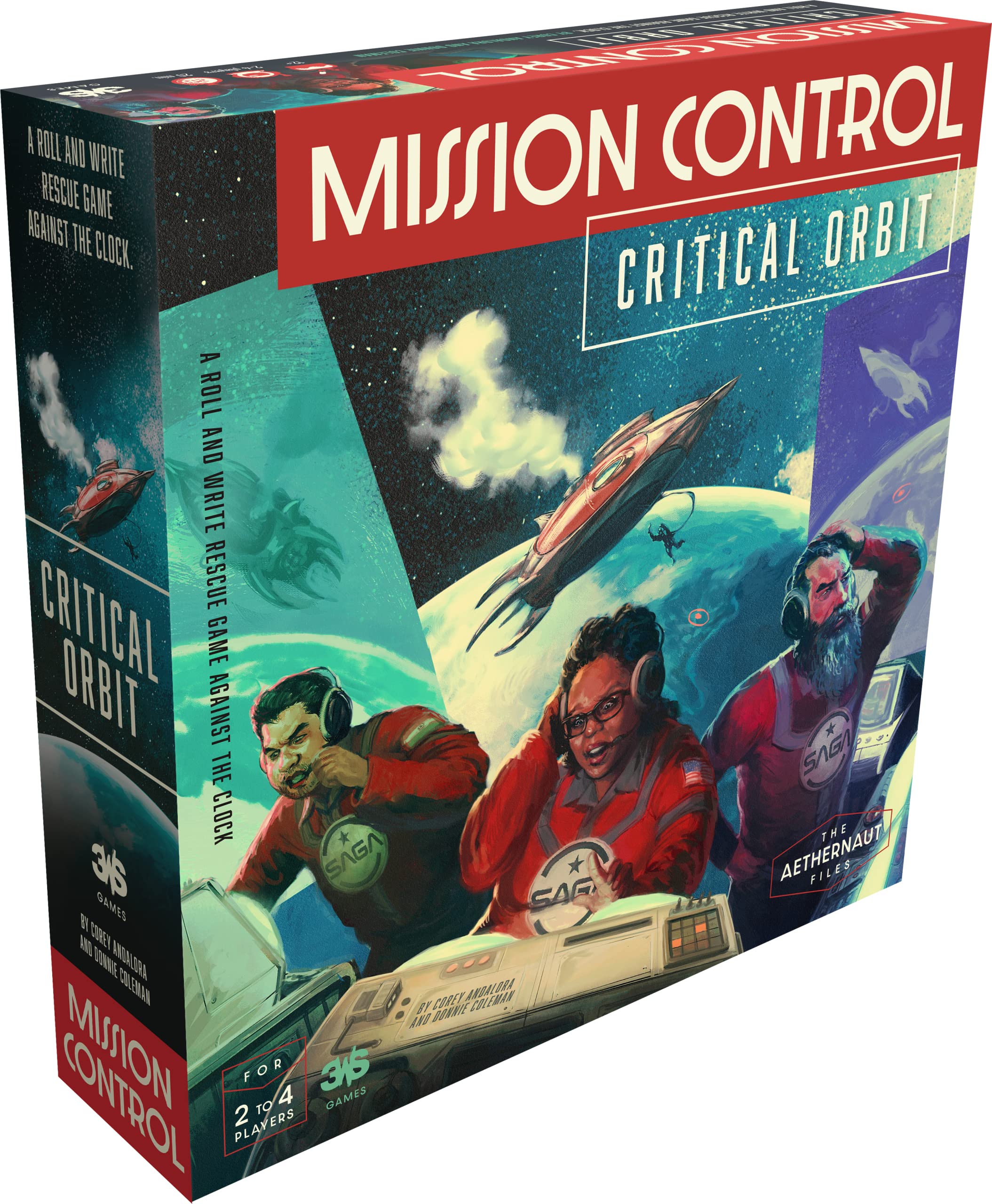 Mission Control: Critical Orbit TSF6 - Family-Friendly Cooperative Space Board Game | 2-4 ...