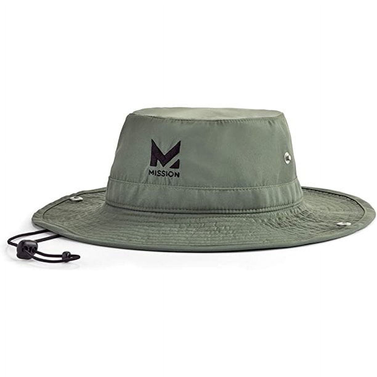 MISSION 3” Wide Brim Adult Cooling Bucket Hat, Breathable Lightweight ...