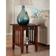 AFI Nantucket End Table with Charging Station, Driftwood - Walmart.com