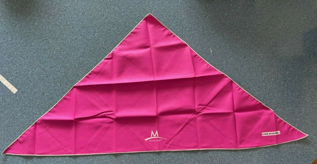 Mission Enduracool Cooling Polyester Bandana Pink - Walmart.com