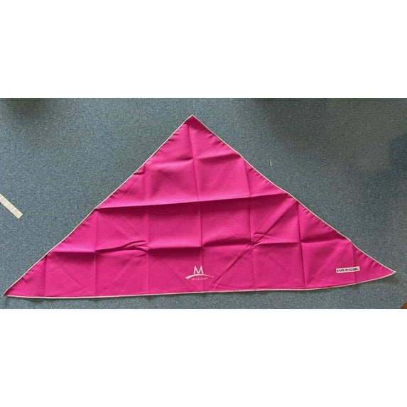 Mission Enduracool Cooling Polyester Bandana Pink - Walmart.com