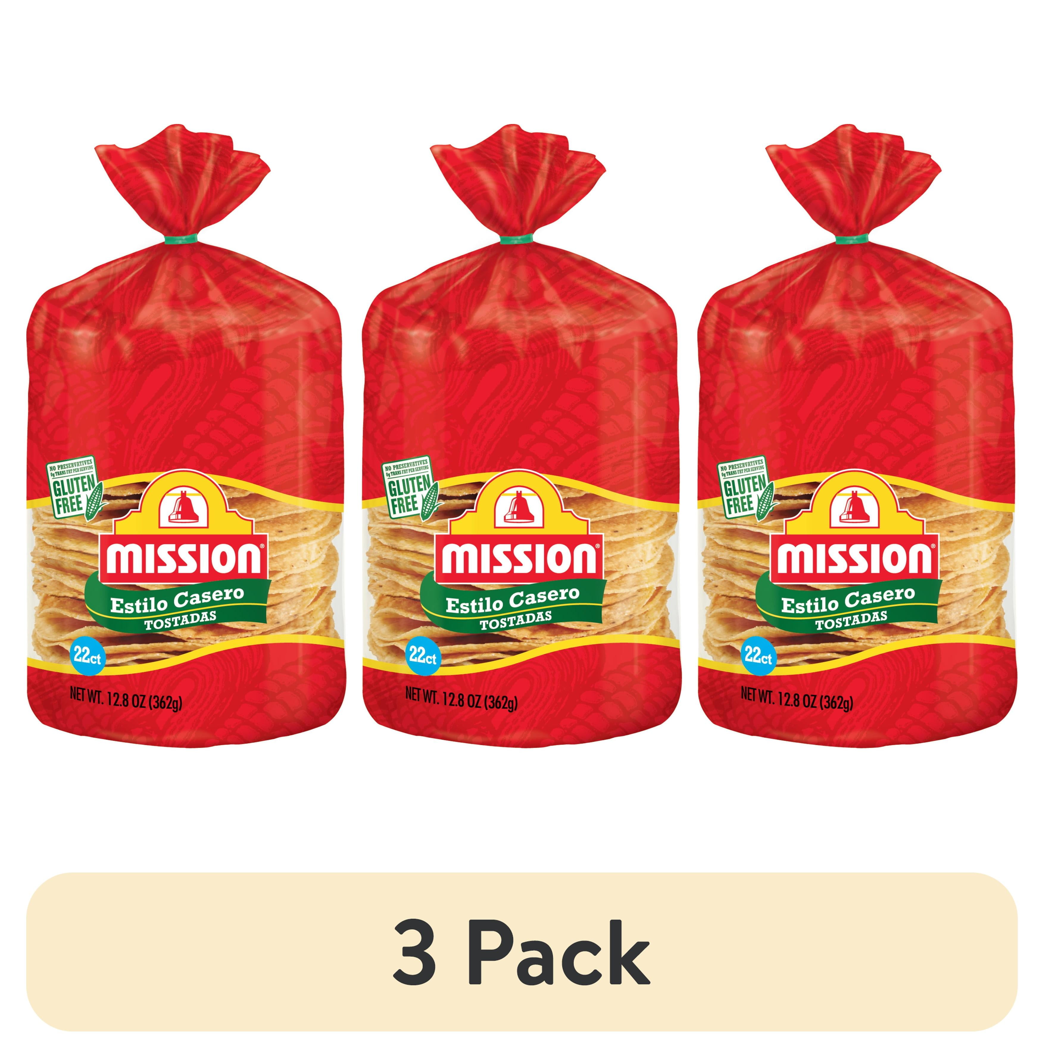 (3 pack) Mission Estilo Casero Tostadas, 22 Count - Walmart.com