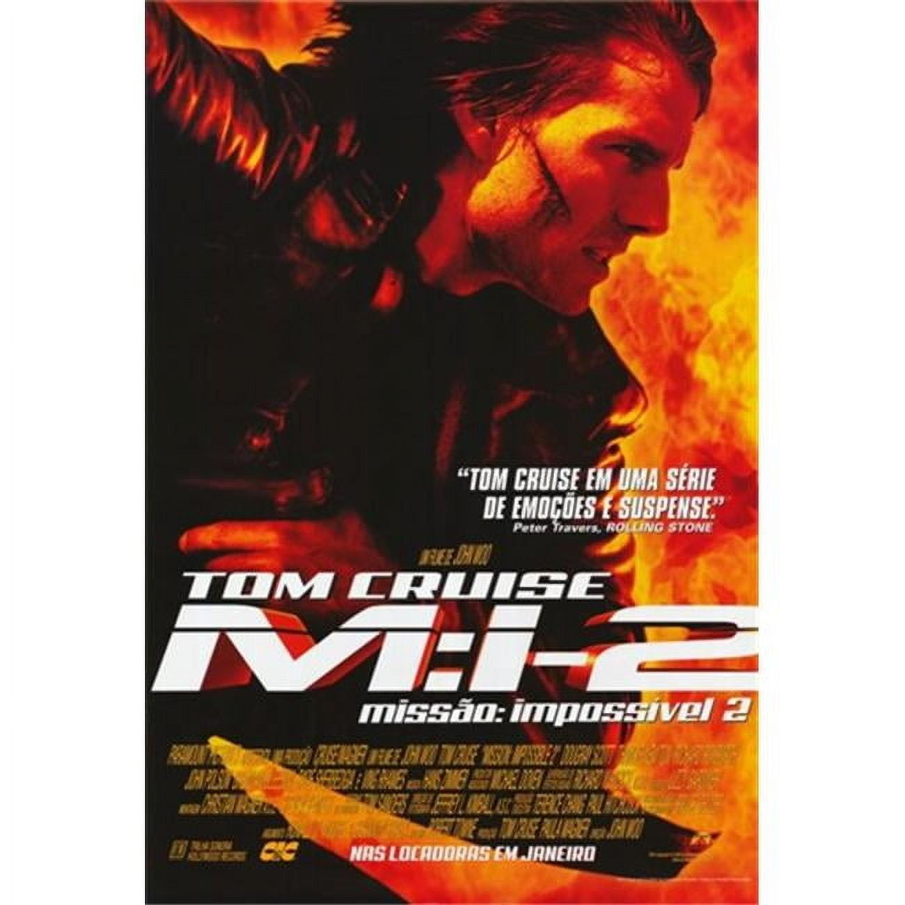 Mission Impossible 2 Movie Poster 11 x 17 in. - Walmart.com
