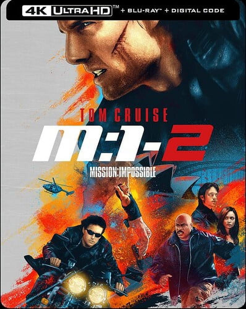 Mission: Impossible 2 (Steelbook) (4K Ultra HD + Blu-Ray + Digital Copy ...