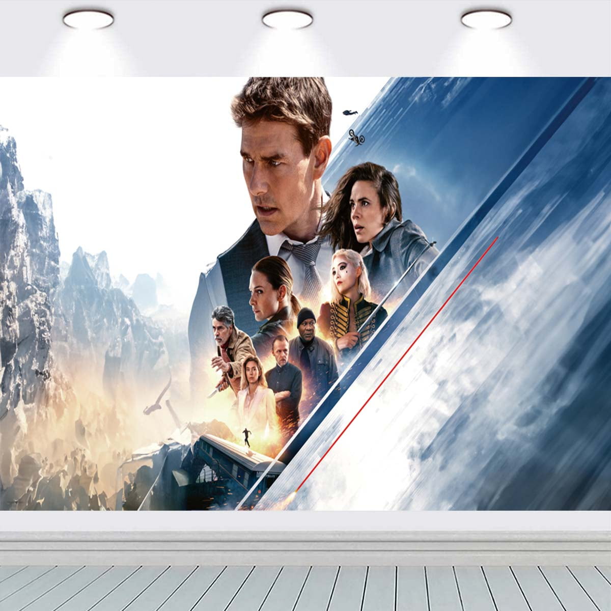 Mission Impossible 7 school Background Banner Birthday Backdrop Party ...