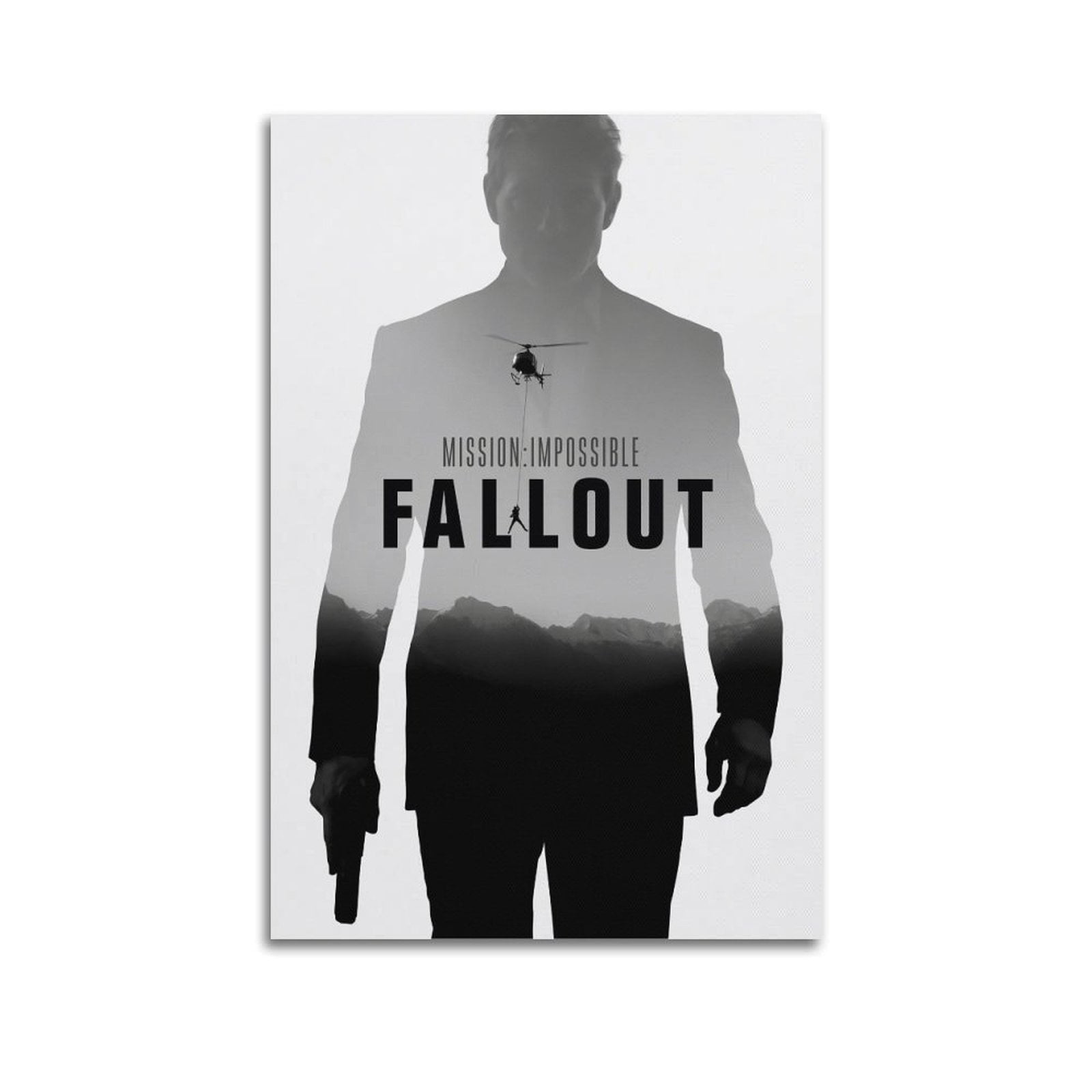 Mission Impossible Fallout Poster Wall Art Canvas Aesthetic Music And ...