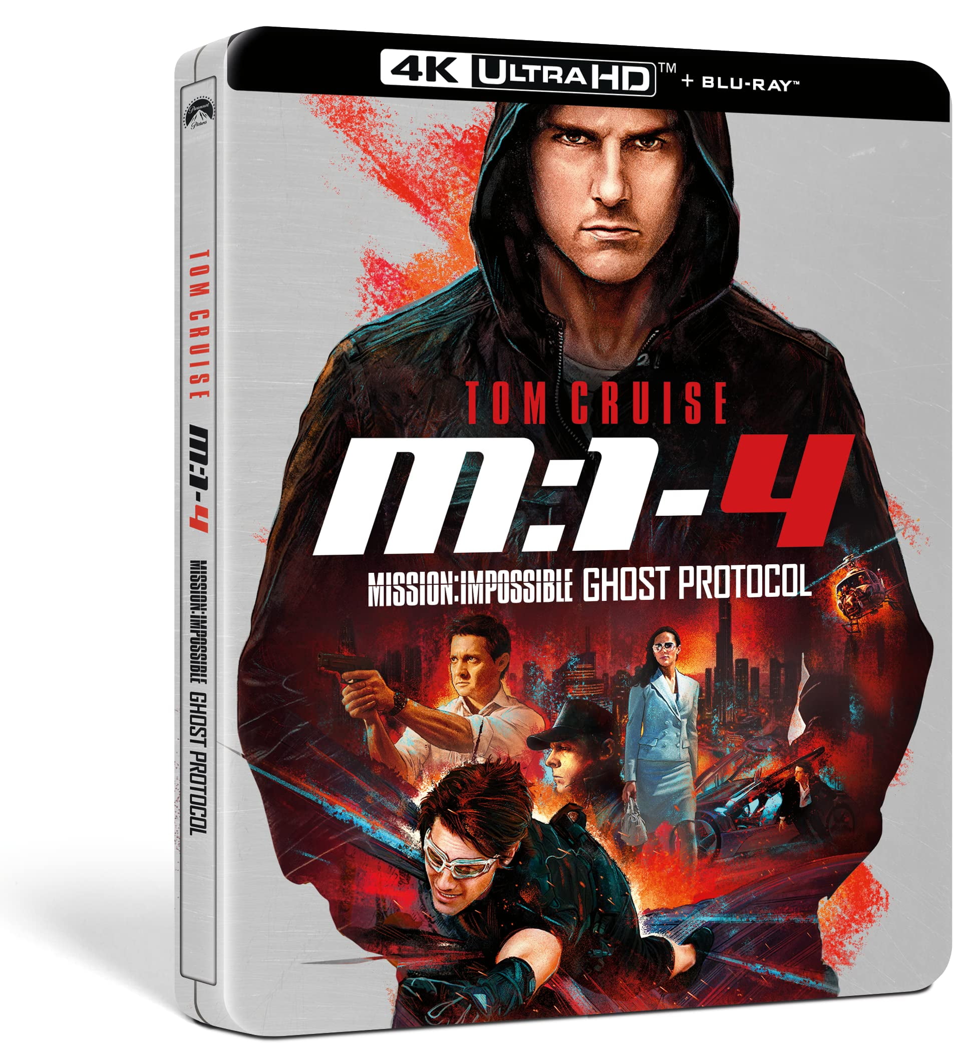 Mission: Impossible - Protocollo Fantasma (Steelbook 4K UHD + 2 Blu-ray ...