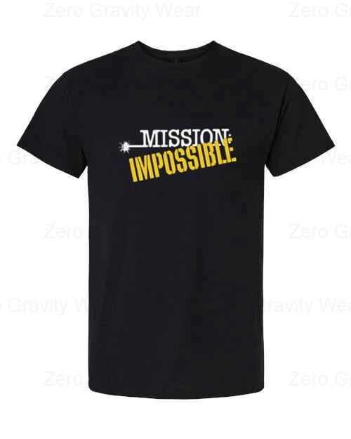 Mission Impossible Retro 80s TV Show Logo Throwback Spy Fans TShirt ...