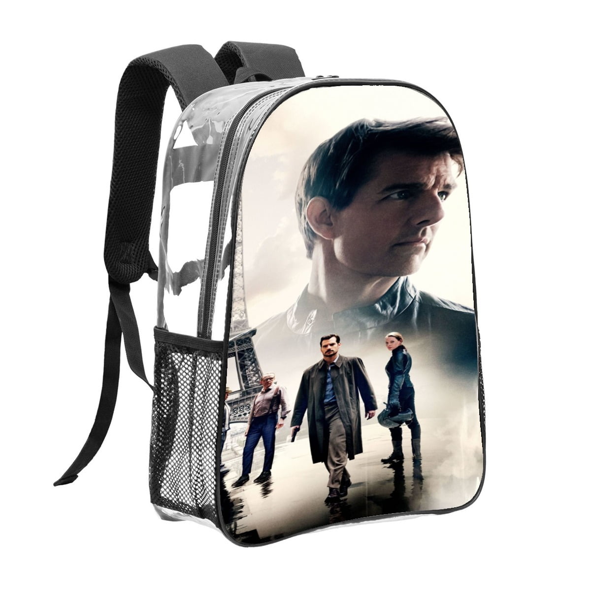 Mission Impossible - The Final Reckoning Pattern Transparent Backpack ...