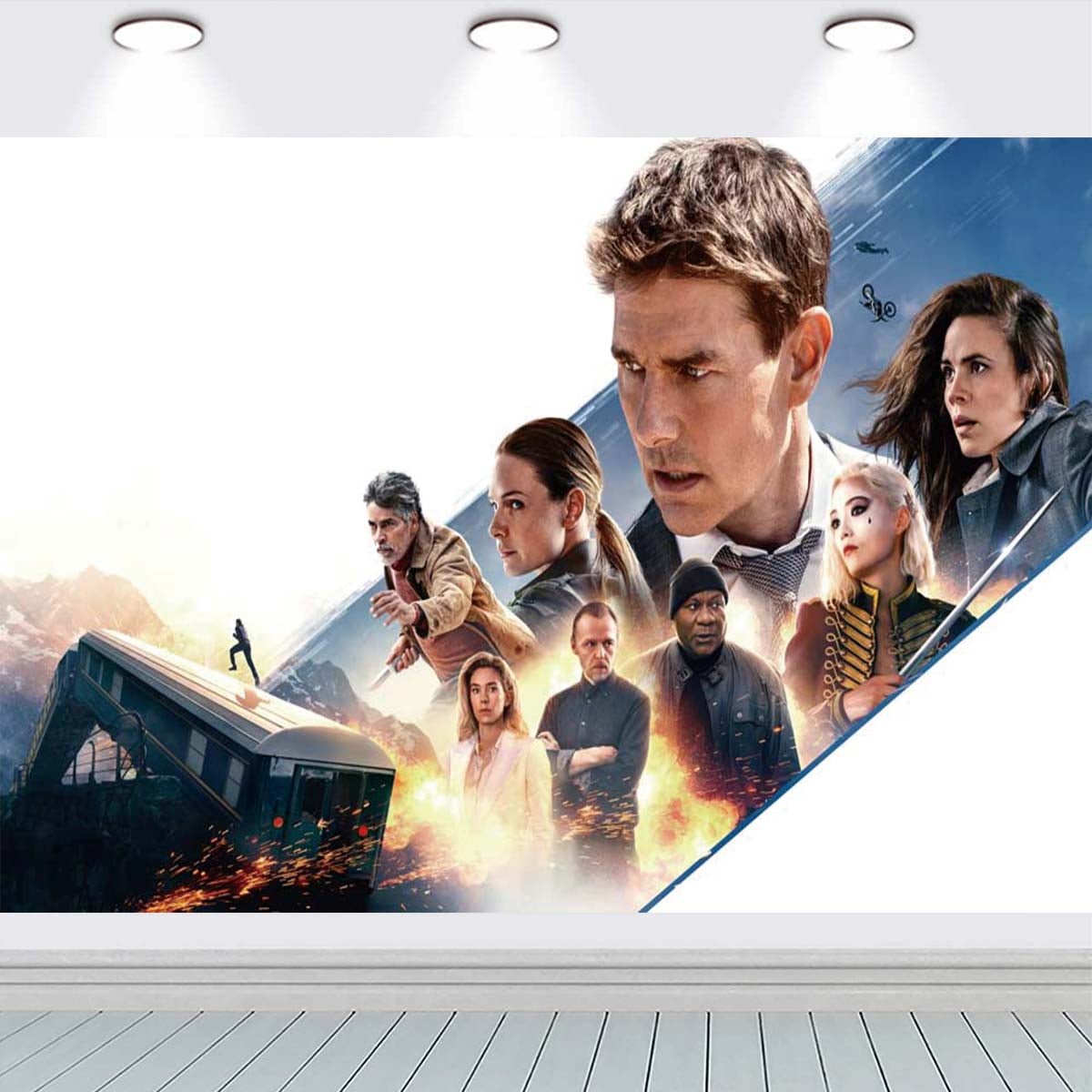 Mission Impossible school Background Banner Birthday Backdrop Party ...