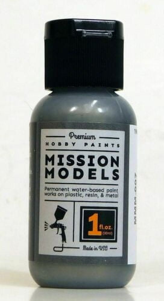 Mission Models MMM-007 Dark Aluminum Acrylic Paint 1 oz (30ml ...
