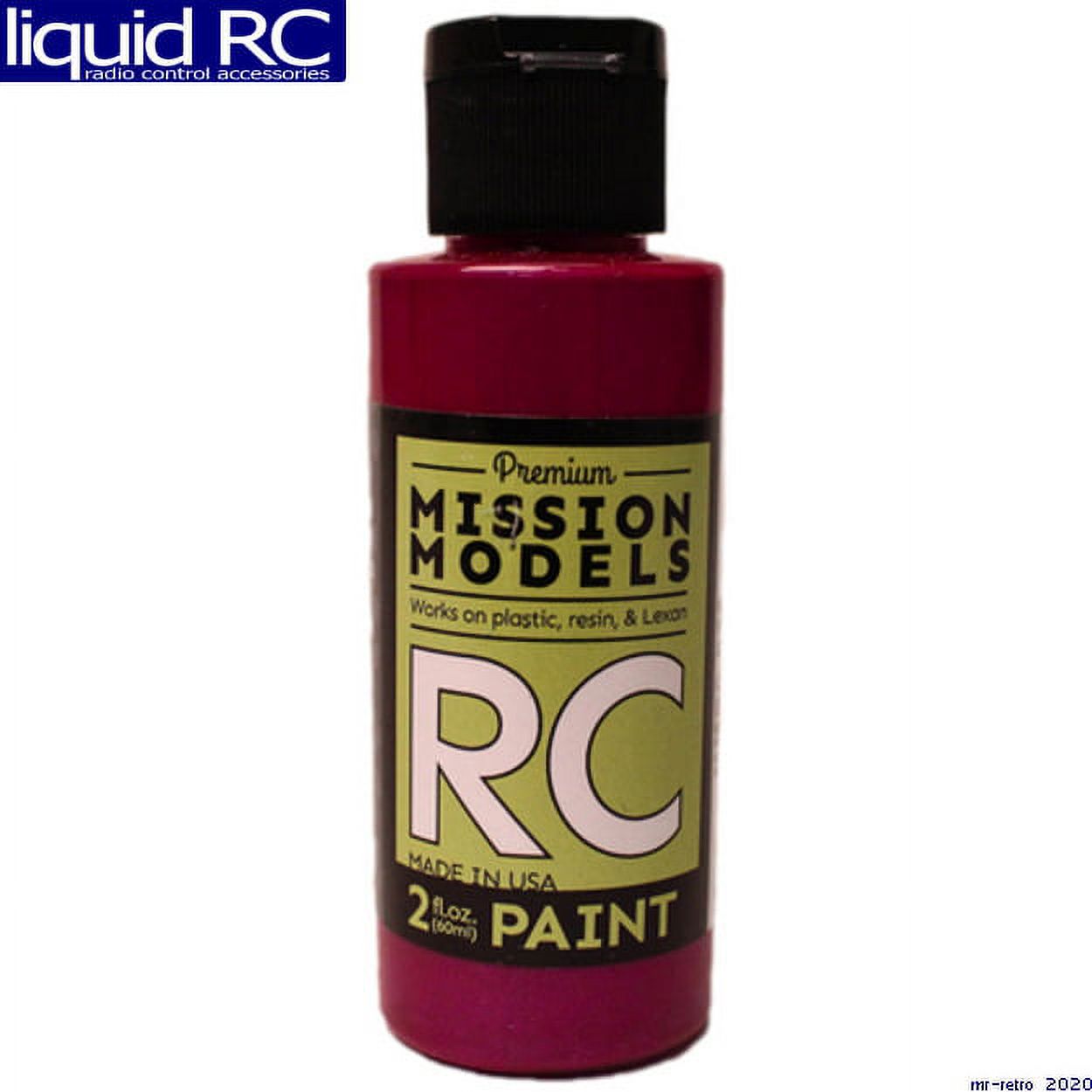 Mission Models MMRC-032 Iridescent Candy Red Water-Based RC Airbrush ...