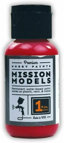 Mission Models MMP-167 Transparent Red Acrylic Paint 1 oz (30ml ...