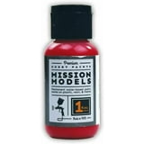 Mission Models MMP-167 Transparent Red Acrylic Paint 1 oz (30ml ...