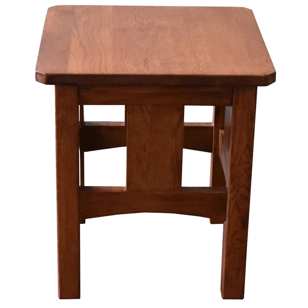 Mission Oak Slat End Table - Michael's Cherry (MC1) - Walmart.com