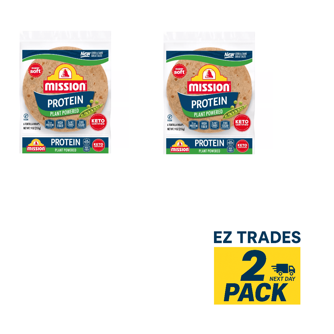Mission Protein Tortilla Wraps, 9oz/6ct pack of 2, Protein Tortilla ...