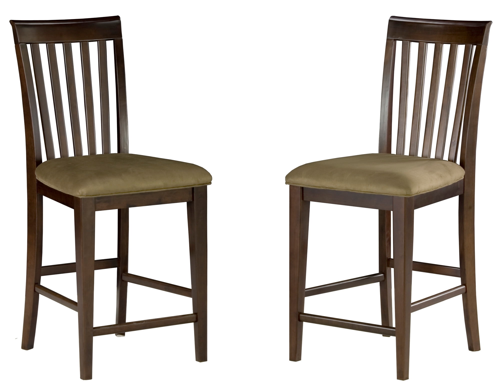 Mission Pub Chairs Set of 2 in Multiple Colors and Cushion Colors ...