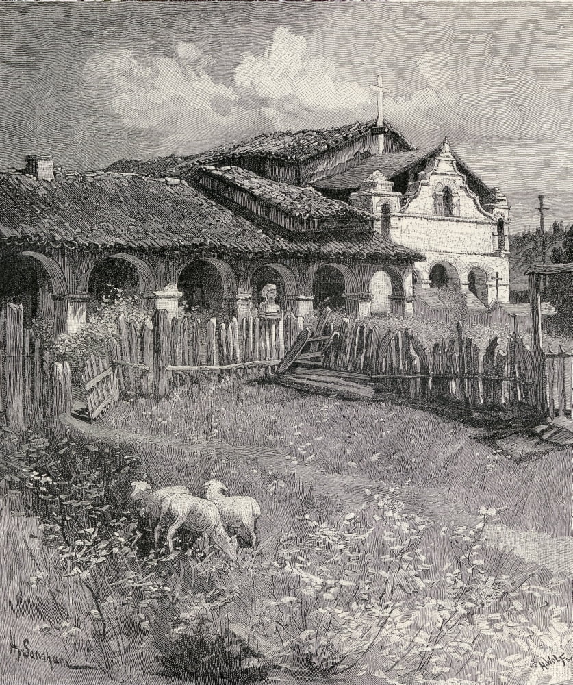 Mission San Antonio De Padua Jolon California From The Book The Century ...