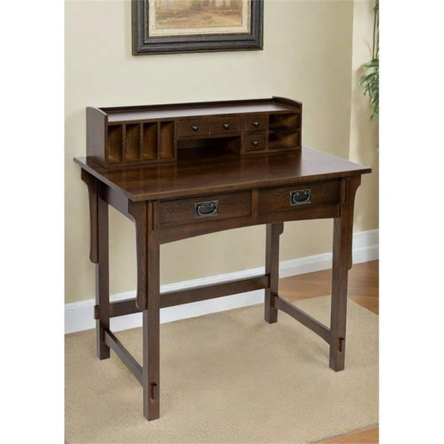 Mission Style Library Table with Removable Organizer - Walmart.com