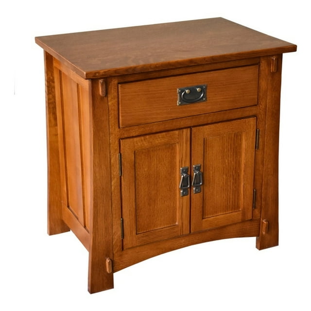 Mission Style Solid Oak Nightstand Model A3 - Michael's Cherry ...