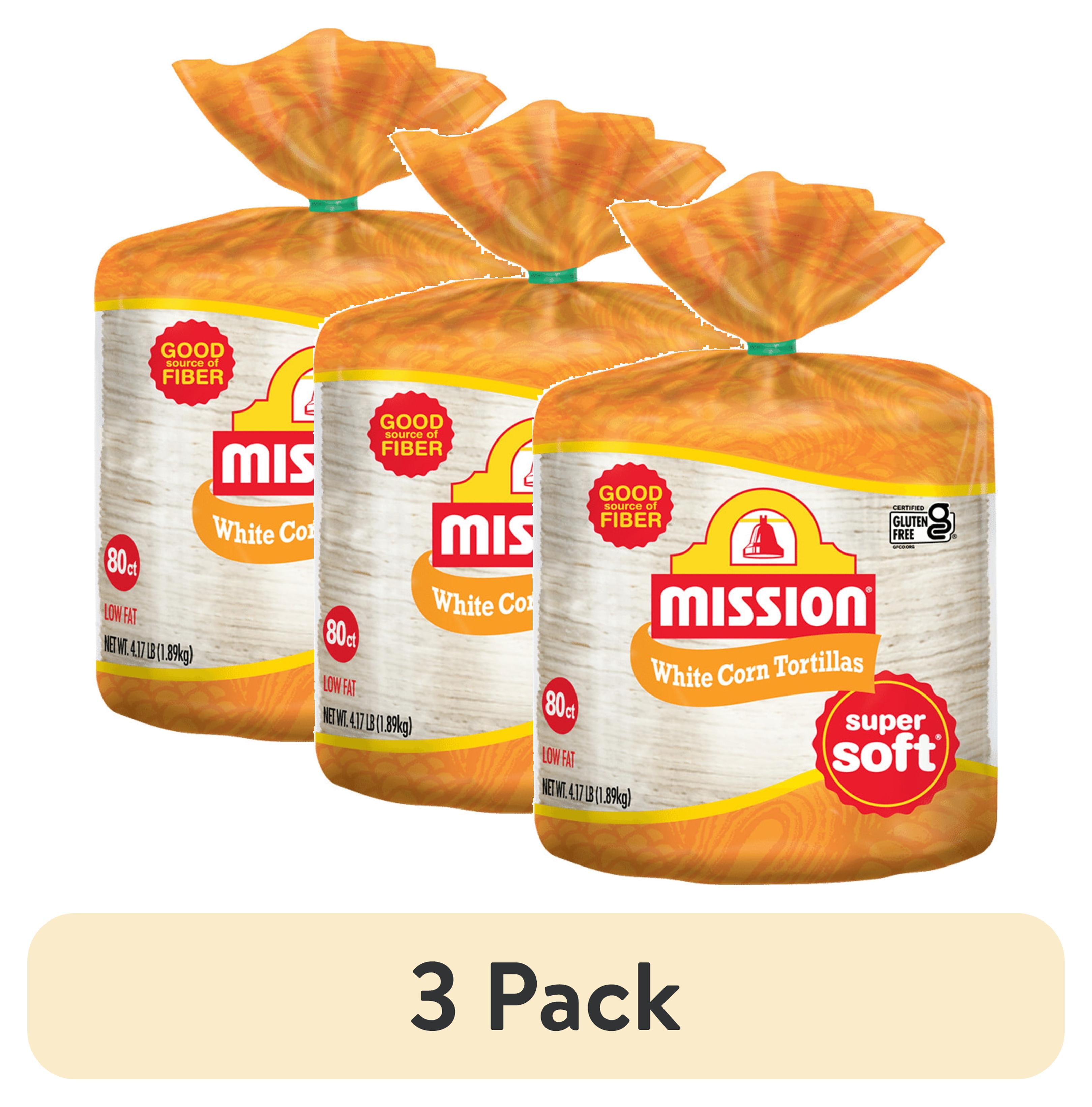(3 pack) Mission Super Soft White Corn Tortillas, 80 Count - Walmart.com