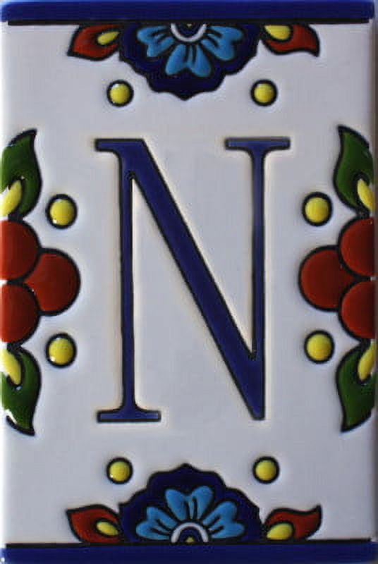 Mission Tile Letter N - Walmart.com