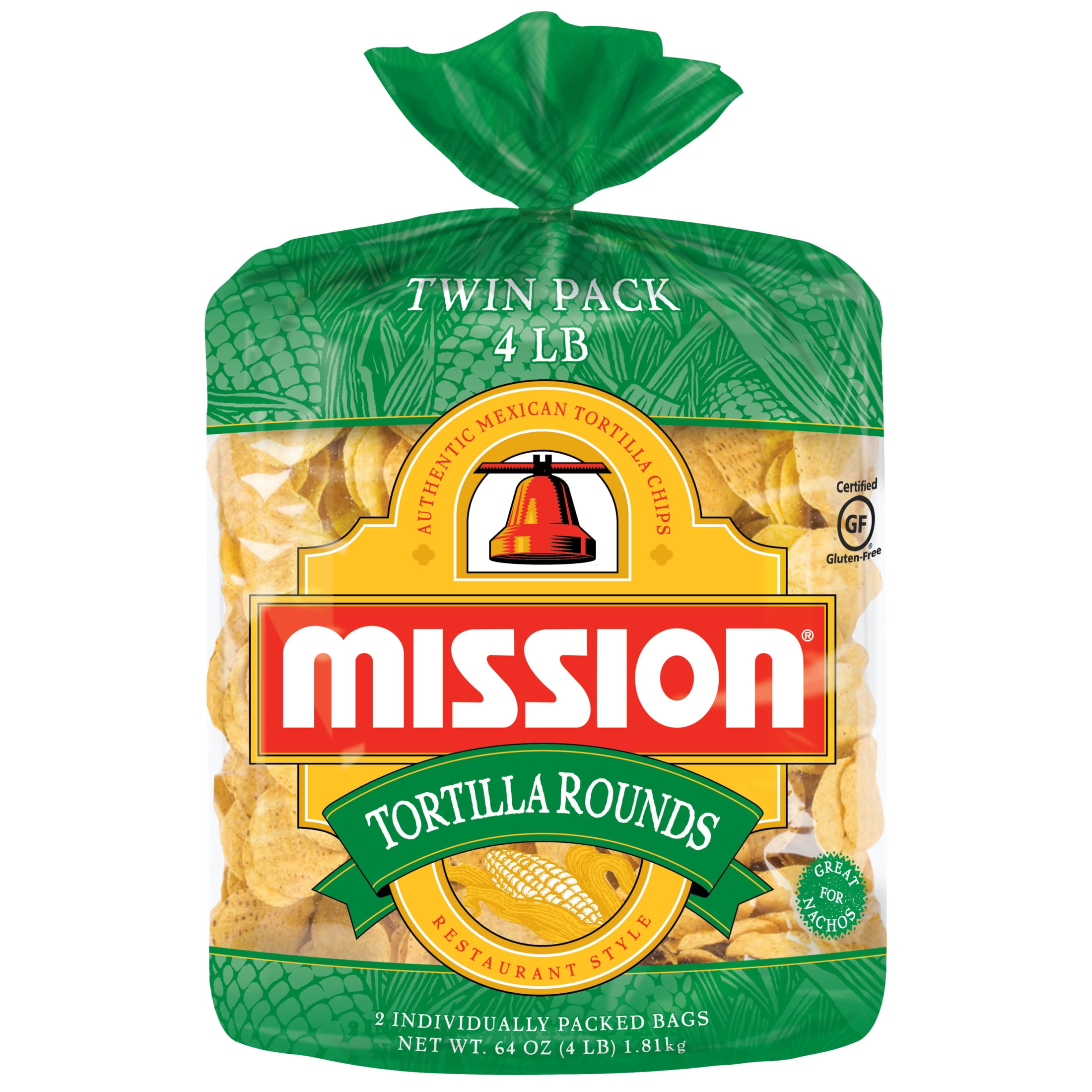 Mission Tortilla Chips Rounds, Twin Pack of 32 Ounce Each - Walmart.com