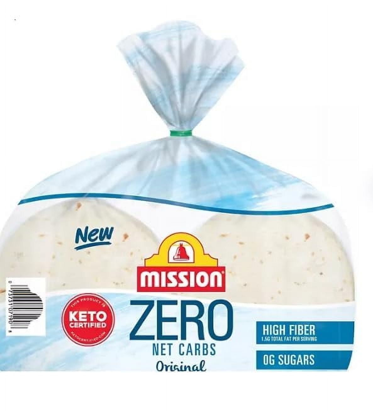 Mission Zero Net Carb Original Tortilla Family Pack - 0g Net Carbs ...