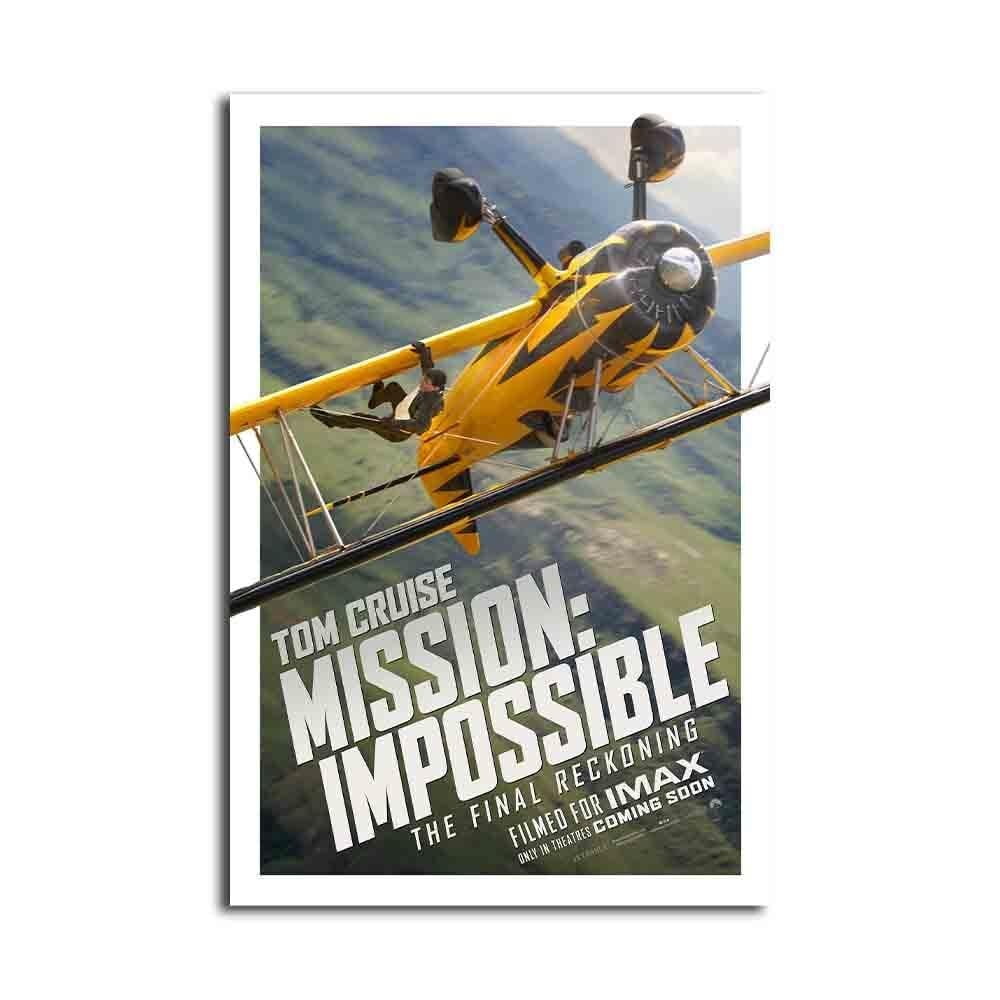 Missions Impossible 8 Movie Poster The Final Reckoning Canvas Wall Art ...