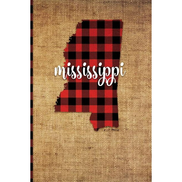 Mississippi: 6 X 9 108 Pages: Buffalo Plaid Mississippi State ...
