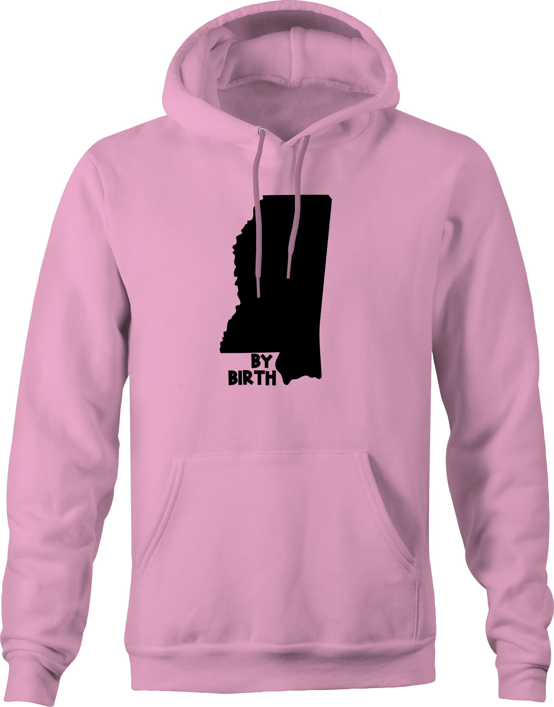 Mississippi By Birth Home Hometown Native Pink XL Hoodie - Walmart.com